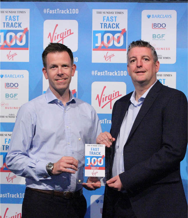 Sunday Times Virgin Fast Track 100 Dinner | MCS Group